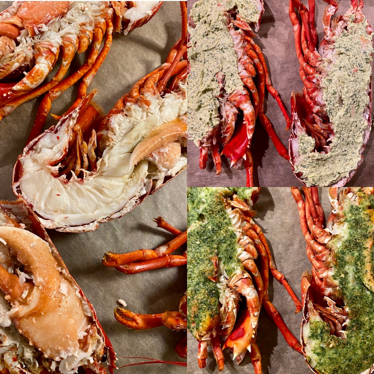 Grillet hummer med urtesmør. – HUSMORSKOLEN